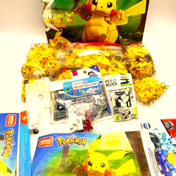 Lego | Toys | Legosnwtspokmon Pikachu Lego Set Mega Construx Set | Poshmark